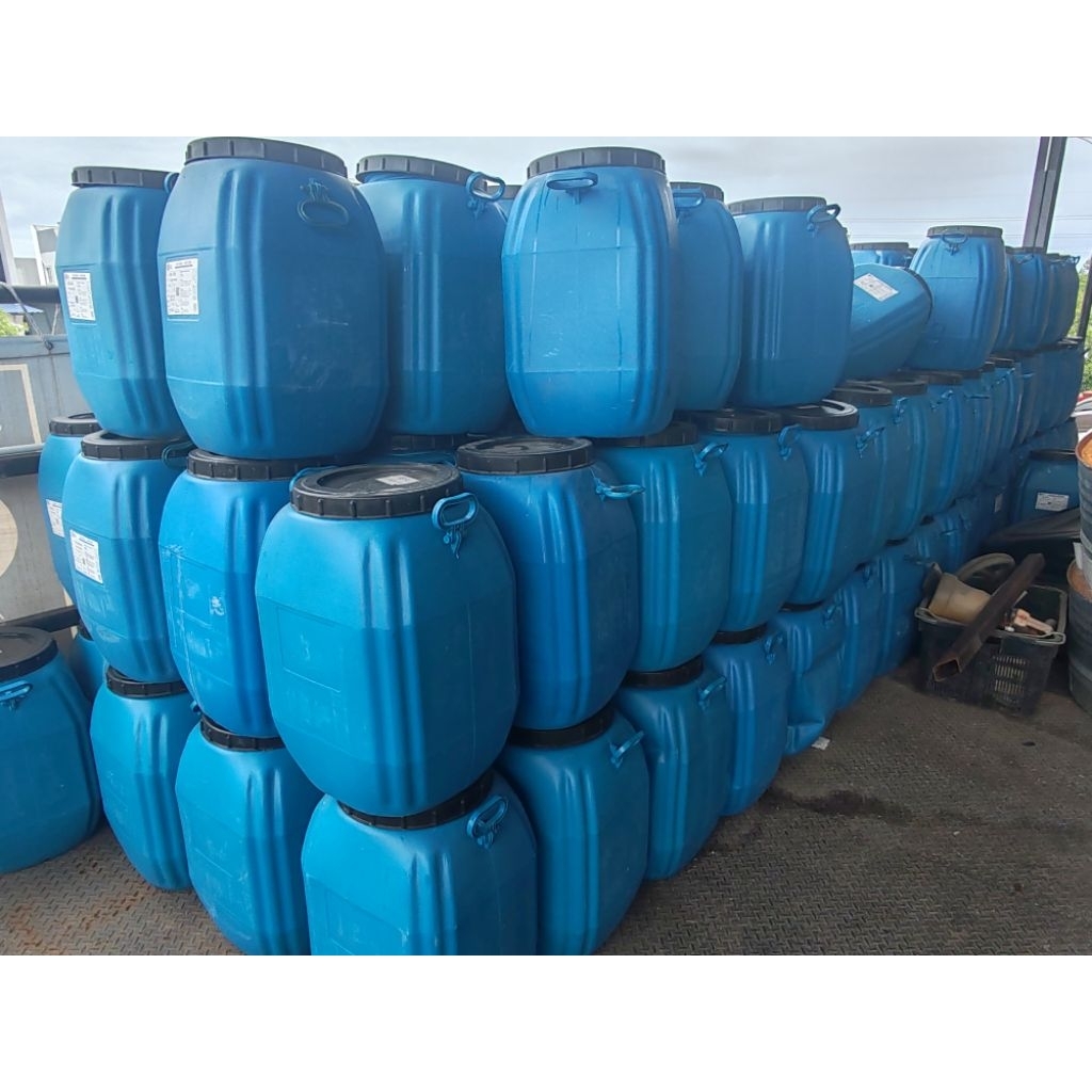 Tong Biru Bekas 50L Second Hand｜蓝色塑料桶｜工业 / DIY 用｜非 Food Grade | Shopee ...
