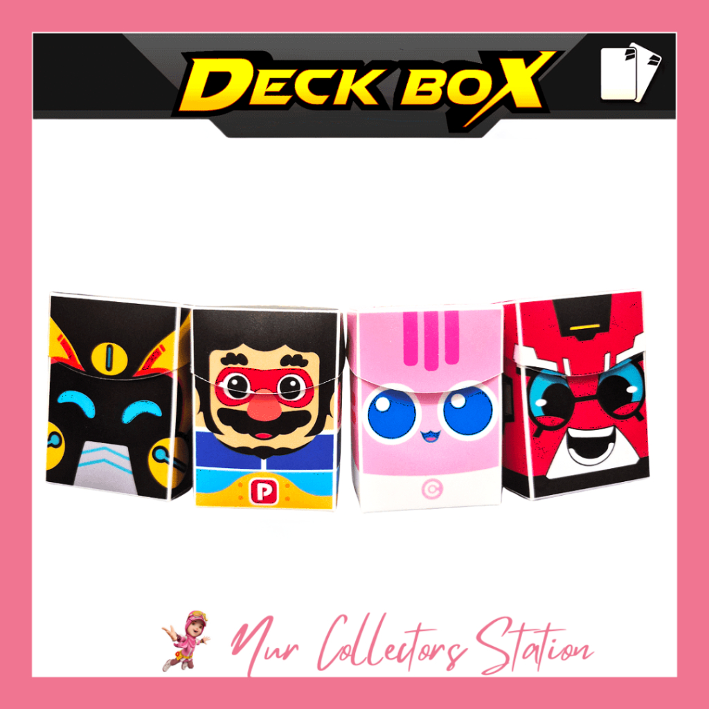 BOBOIBOY : Deck Box Mechabot Ochobot Cimubot Papa Zola– MONSTA Galaxy ...