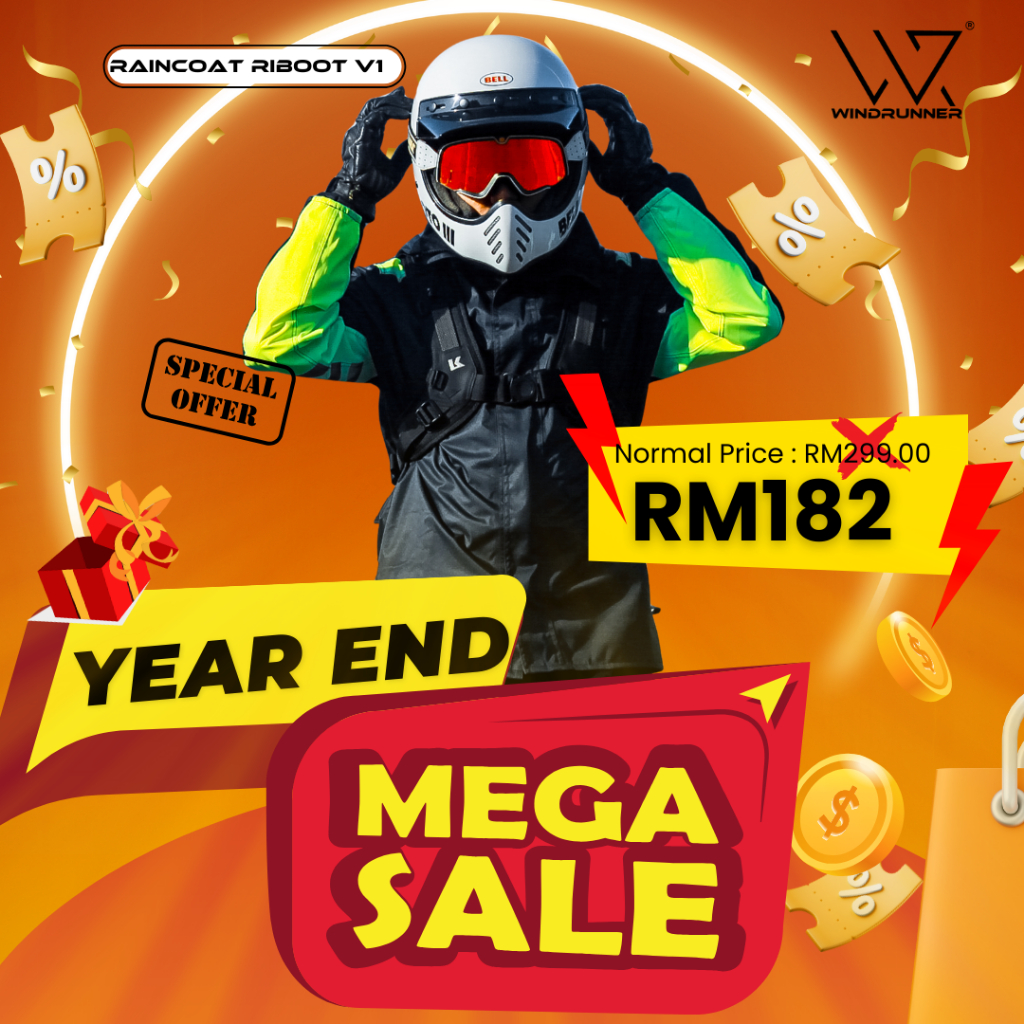OFF-SEASON PROMO BAJU HUJAN WINDRUNNER RAINCOAT DIUJI AIR TERJUN ...