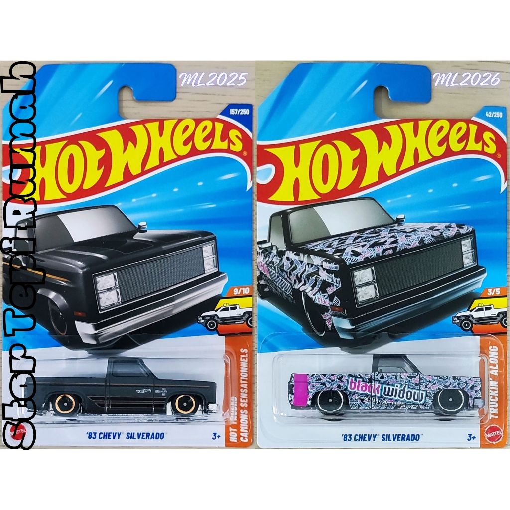 Hot Wheels 83 Chevy Silverado [HW 1983 Chevrolet Trucks Slammed Art ...
