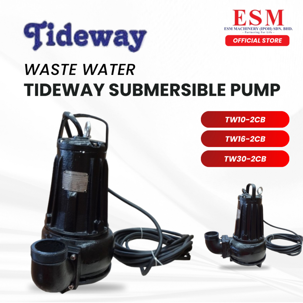 TIDEWAY SUBMERSIBLE PUMP TW 2CB SERIES - (SUB PUMP) | Shopee Malaysia
