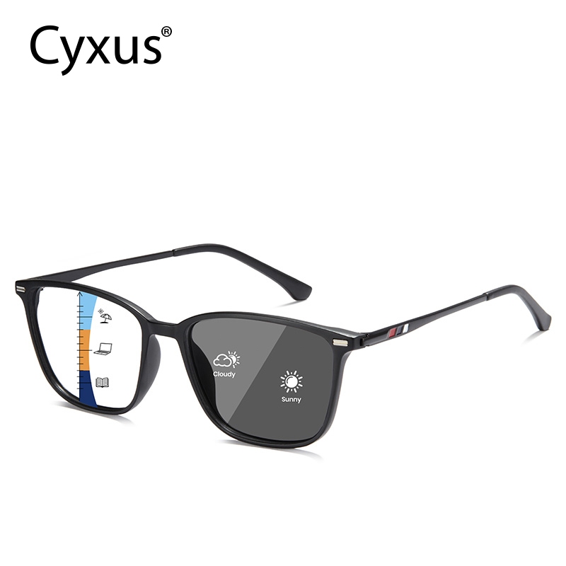 Cyxus Progressive multifocal glasses for men women Photochromic Anti ...
