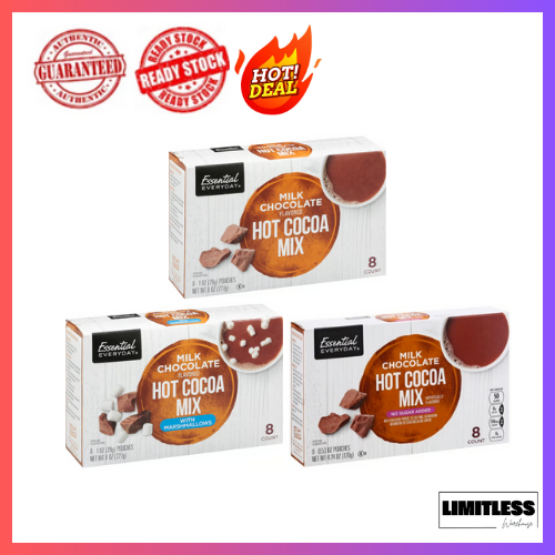 Essential Everyday Hot Cocoa Mix ( Milk Chocolate / Marshmallows / No ...