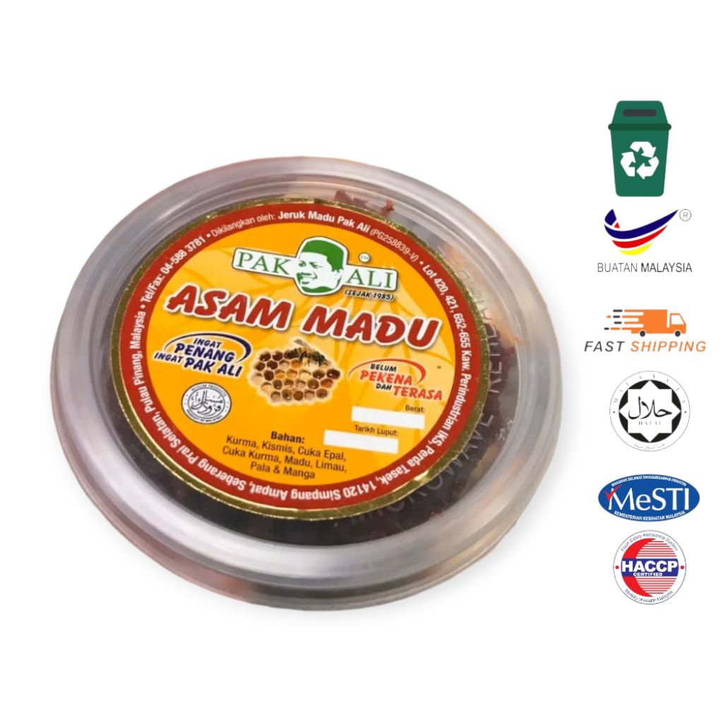 Pak Ali Asam Madu Halal 100g | Fruit Dipping Sauce • Malaysian Style ...