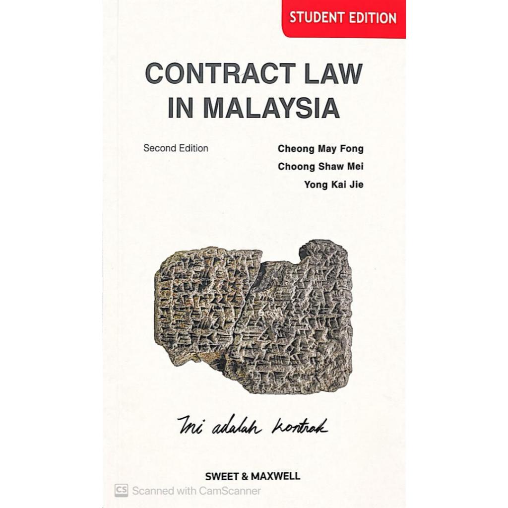 [SWEET MAXWELL ] Contract Law in Malaysia 2nd Edition ( CHOONG SHAW MEI ...