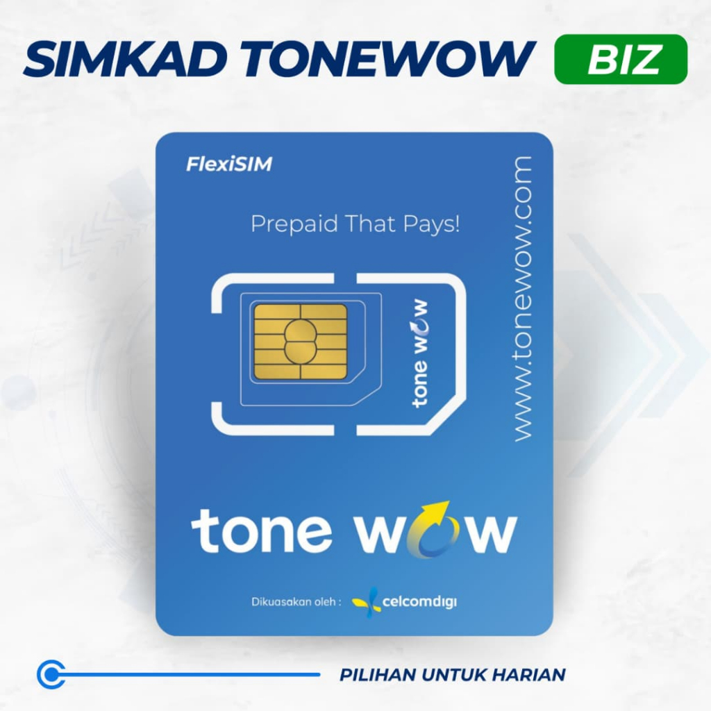 Simkad Tonewow BIZ | Shopee Malaysia
