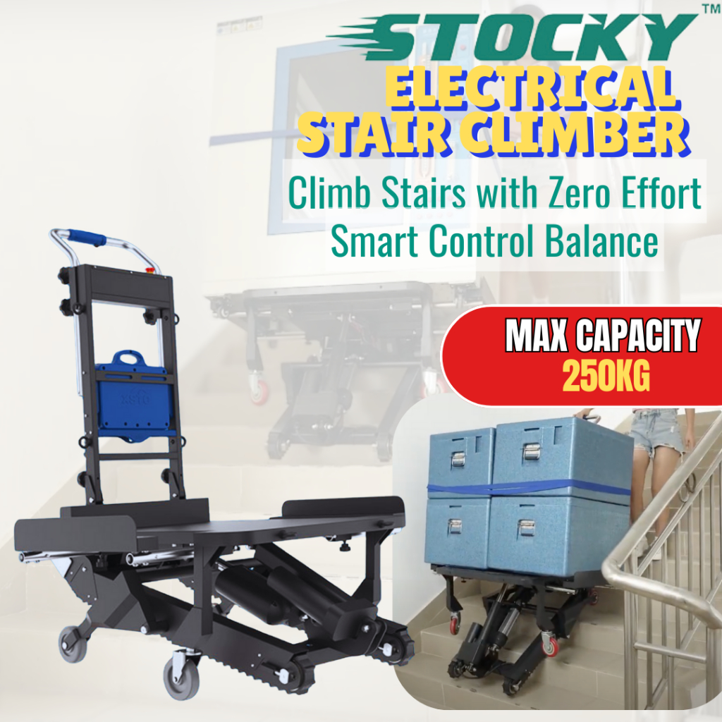 XSTO CT250S Powered Stair Climber Trolley Industrial Multi-Floor ...