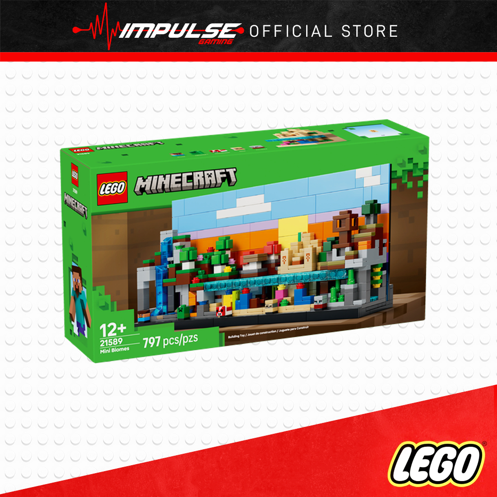 LEGO Minecraft 21589 Mini Biomes | Shopee Malaysia