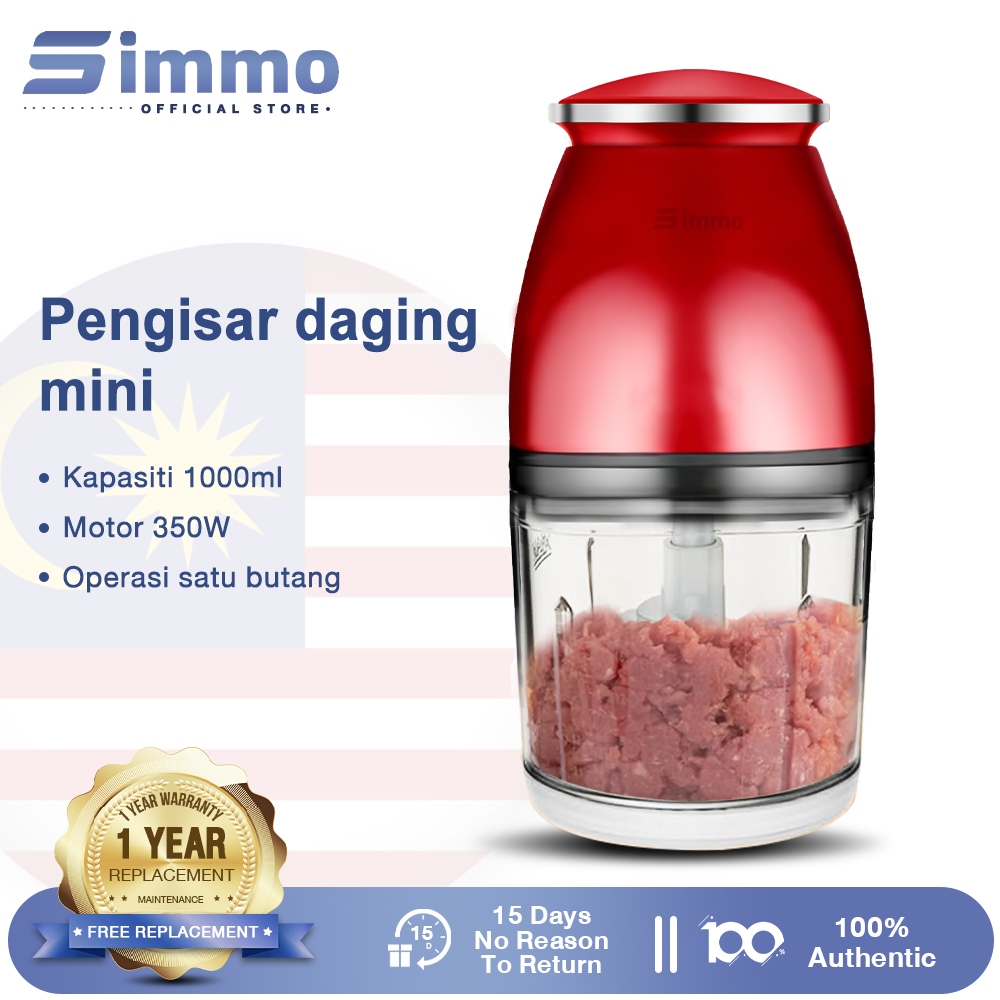 Simmo Chopper Blender Cordless Baby Food Processor Electric Mini ...