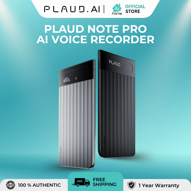 Plaud Note Pro AI Voice Recorder Meeting Transcription Summary Portable ...