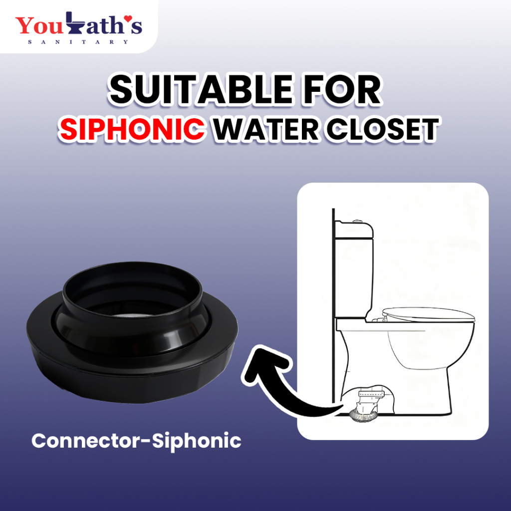 Water Closet Jamban Connector Washdown and Siphonic Rubber Gasket ...