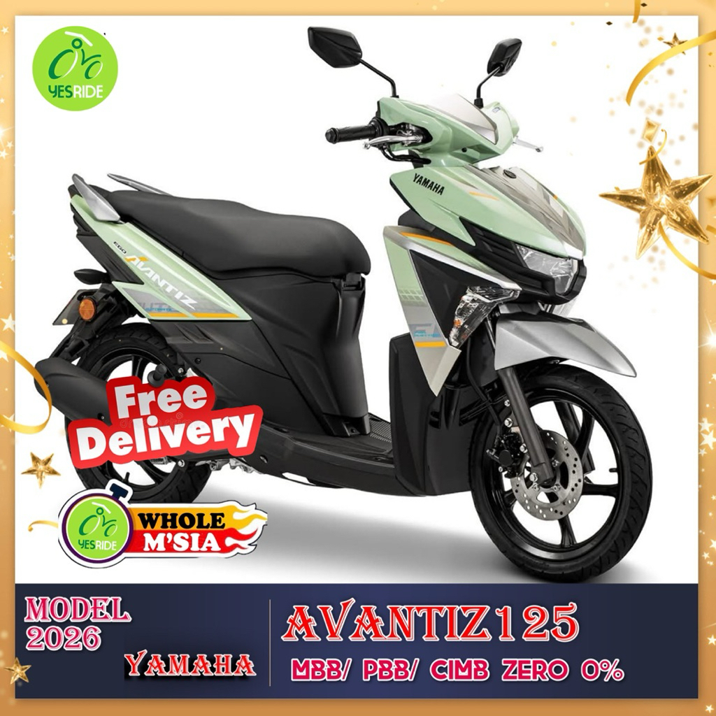 Yamaha Ego Avantiz (LNR125) New Color | Shopee Malaysia