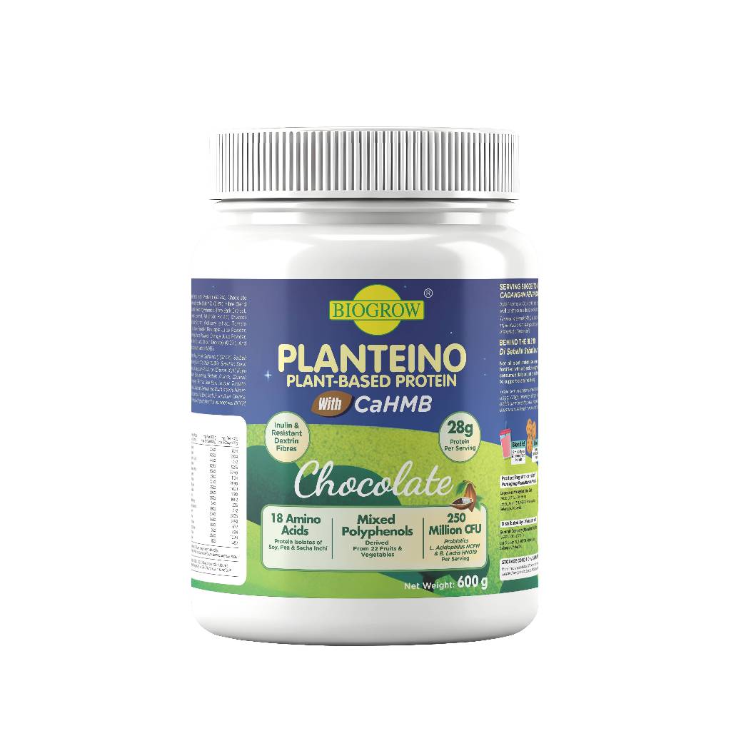 Biogrow Planteino Plant-Based Protein Chocolate (600g) | Shopee Malaysia