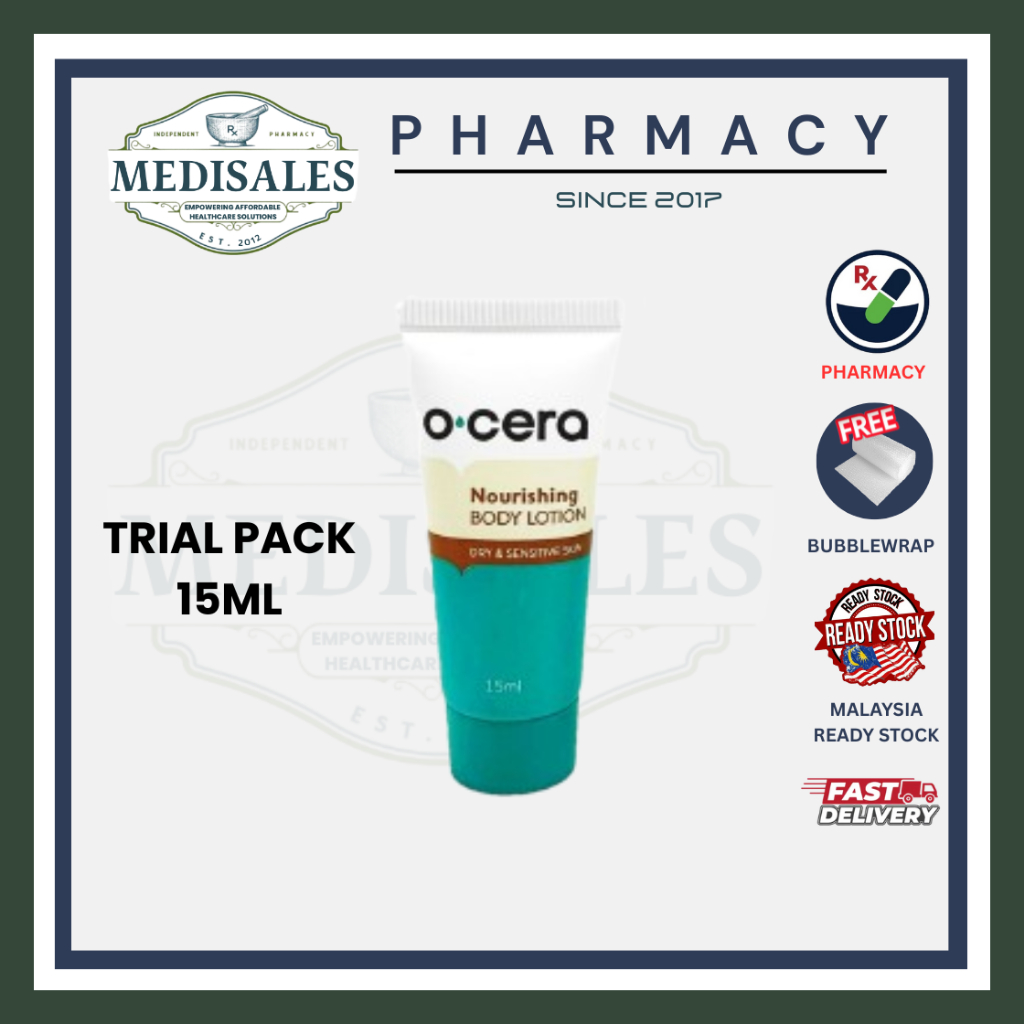 (TRIAL PACK) O'CERA NOURISHING BODY LOTION 15ML (EXP 11/2026) OCERA ...