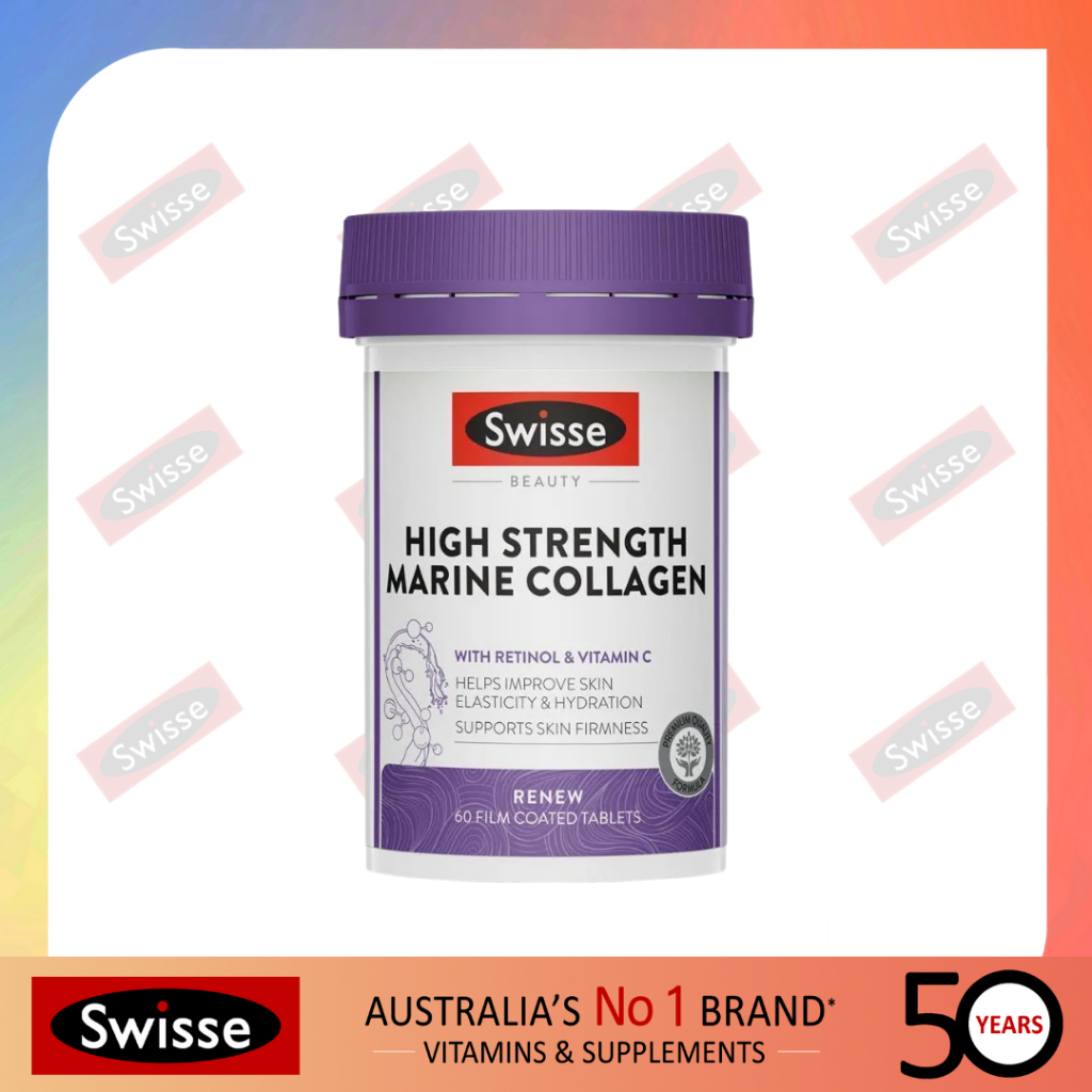 SWISSE High Strength Marine Collagen (60 tablets) | Shopee Malaysia