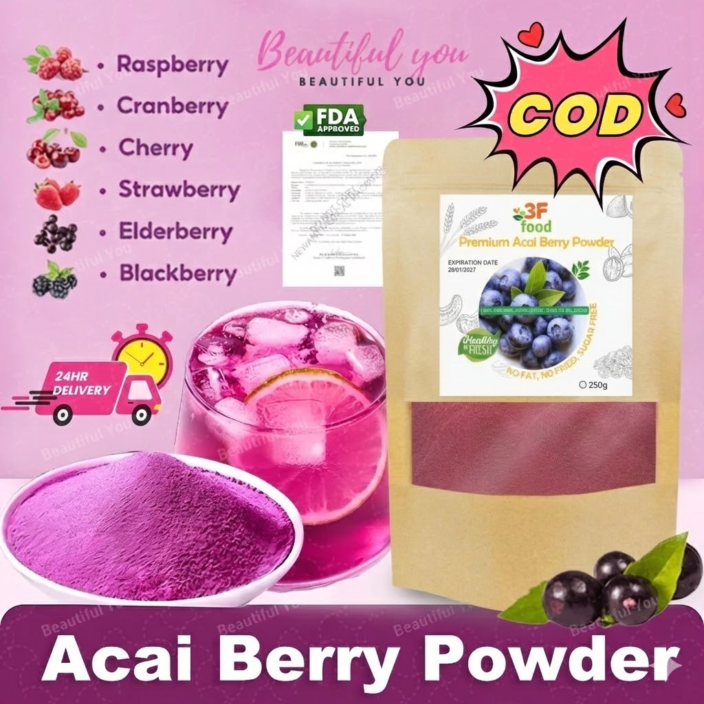 Acai Berry Organic Mixed Berry Powder Beverage Juice Beauty Drink Juice ...