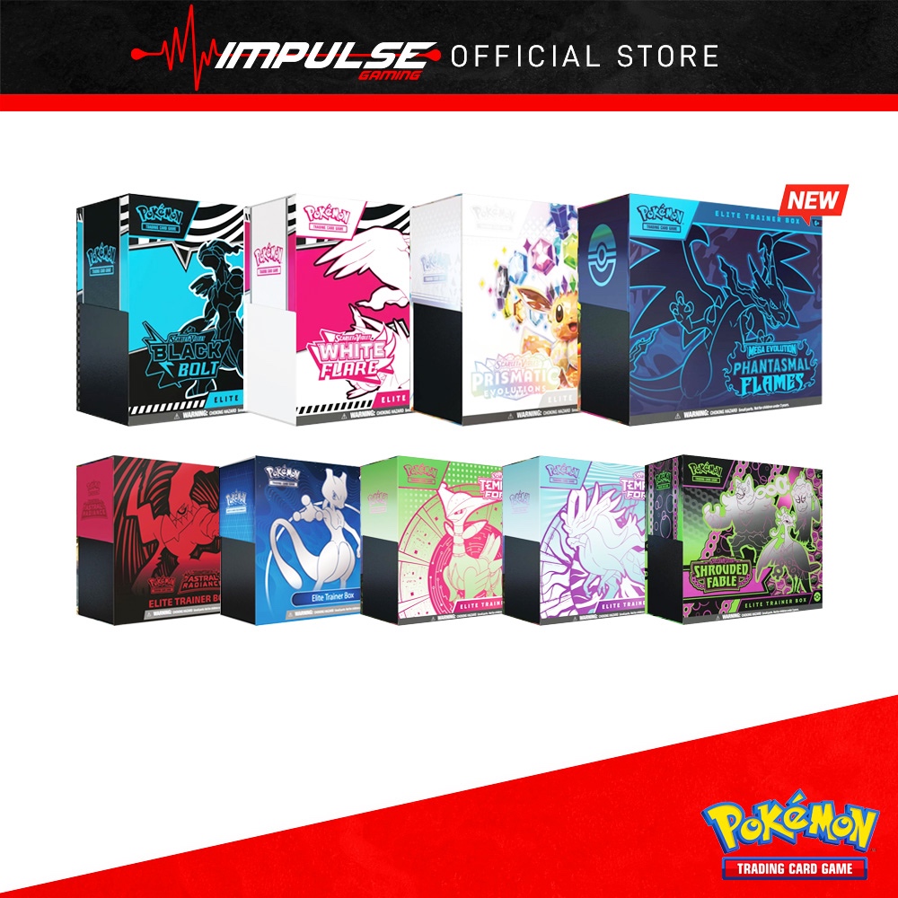 Pokemon TCG [ENGLISH] Sword Shield Elite Trainer Box - Prismatic ...