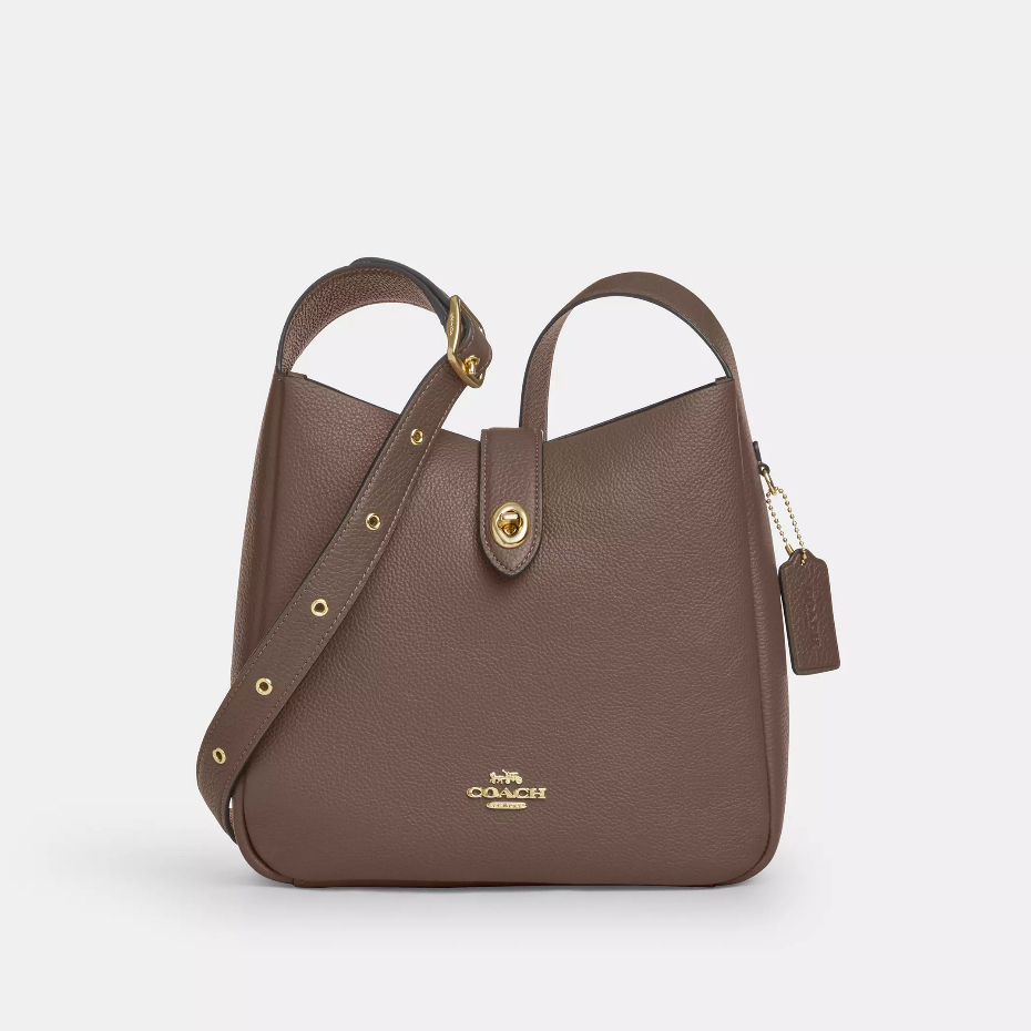 Coach Hadley Convertible Crossbody Bag (Dark Stone) | Shopee Malaysia