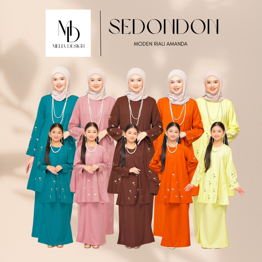 MODEN RIAU AMANDA SEDONDON BY MELIA DESIGN COTTON SILK HIGH PREMIUM ...