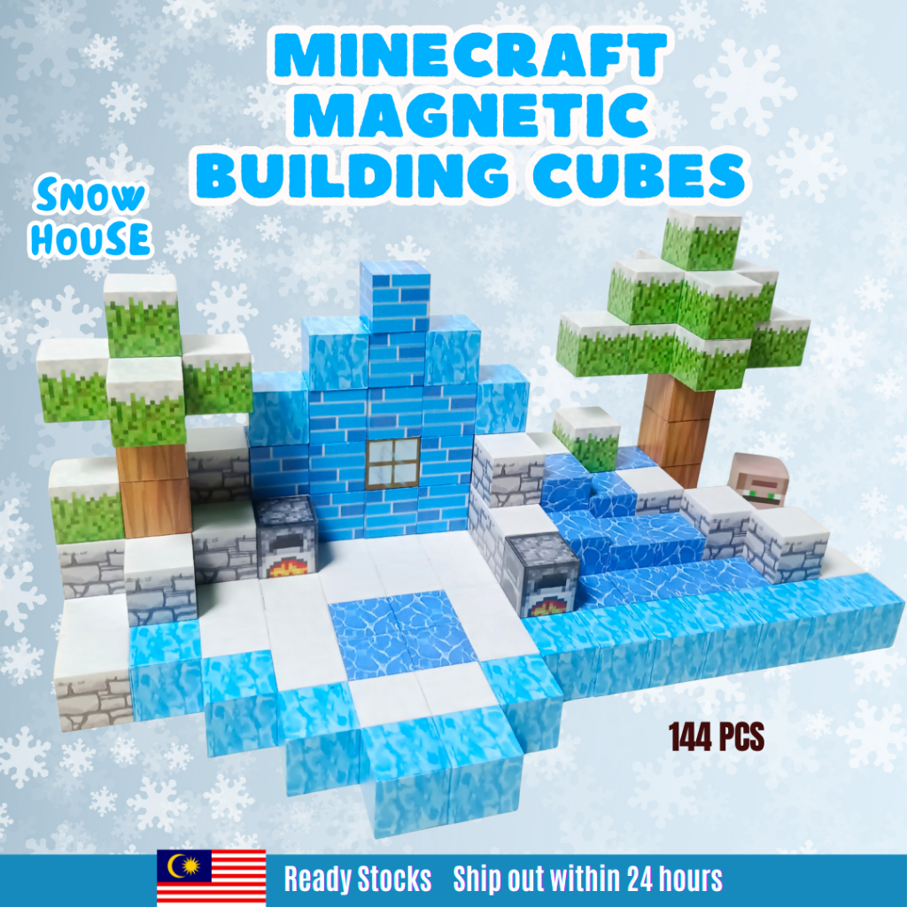 My World Minecraft Magnetic Building Blocks Hadiah budak Hari jadi ...