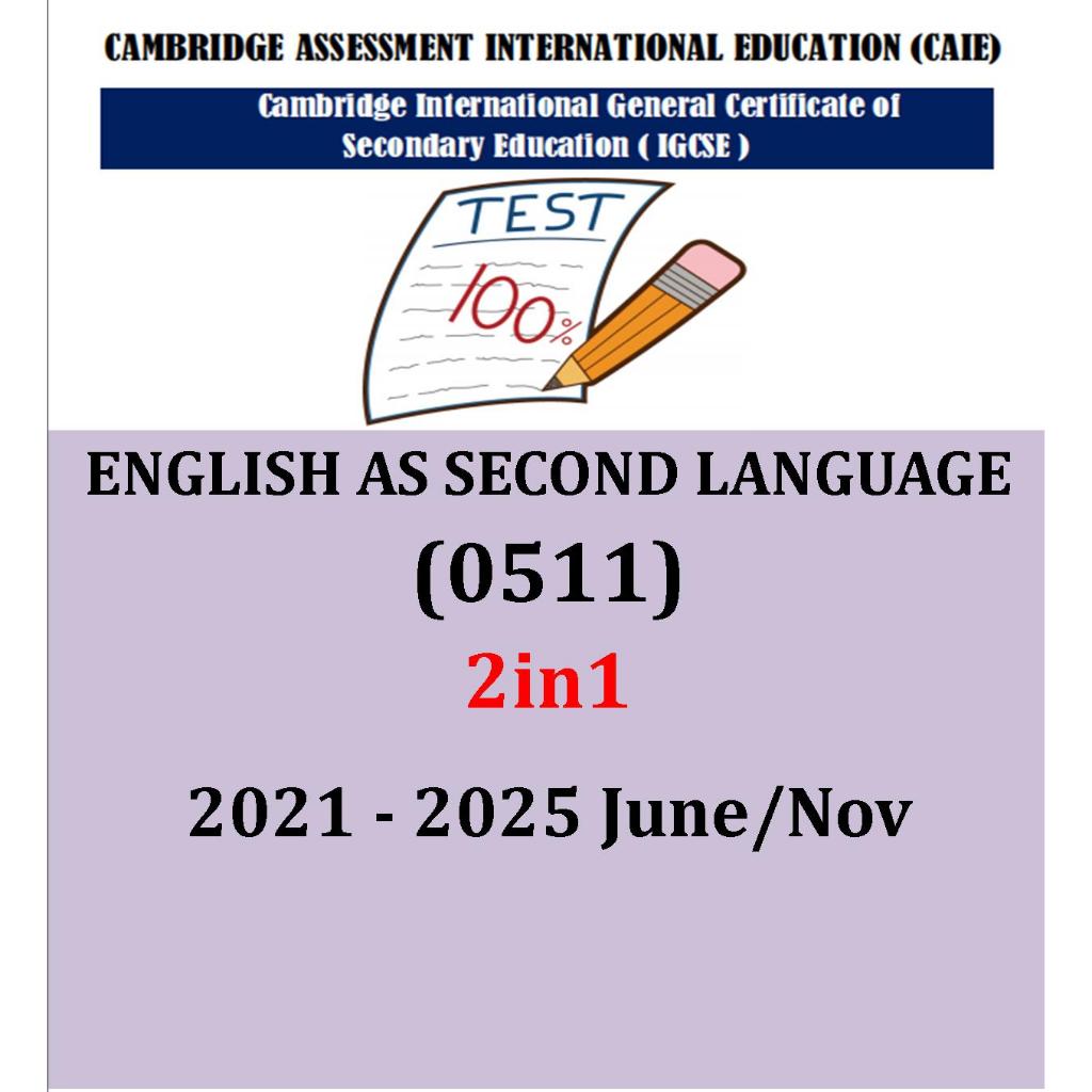 Igcse ENGLISH SECOND LANGUAGE 0511 (2IN1VERSION) (PAPER 1,2,3,4) PAST ...