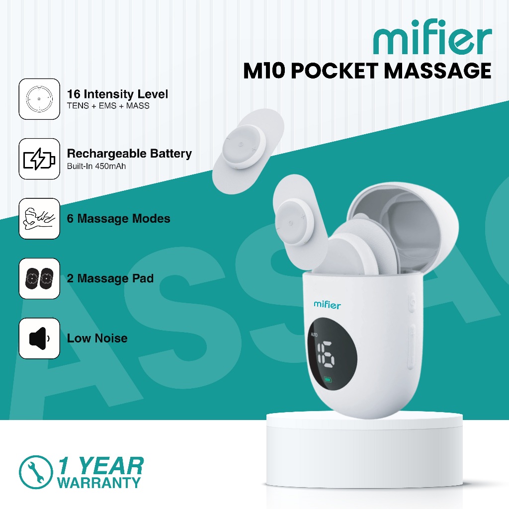 mifier M10 Wireless TENS Unit Muscle Stimulator for Pain Relief ...
