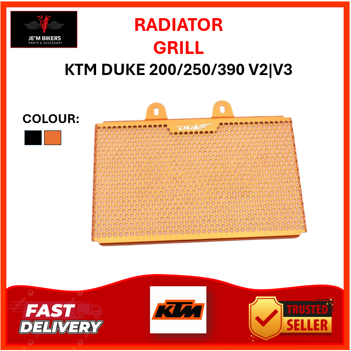 RADIATOR GRILL KTM DUKE 200/250/390 | V2/V3 | Shopee Malaysia
