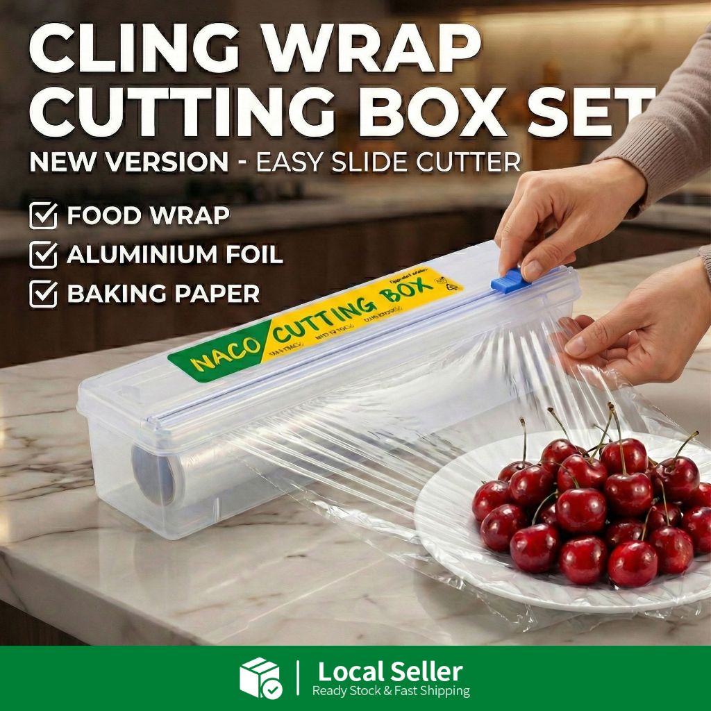 Food Wrapping Plastic Food Wrap Cutter Box Food Wrapping Film With ...