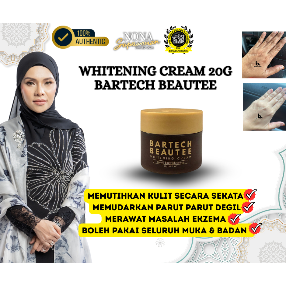 Bartech Beautee Krim Putih Kak Lin (20g) | Shopee Malaysia