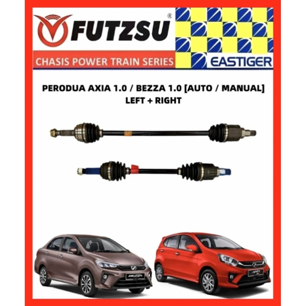 PERODUA AXIA 1.0 / BEZZA 1.0 [AUTO / MANUAL] DRIVE SHAFT ASSY | Shopee ...