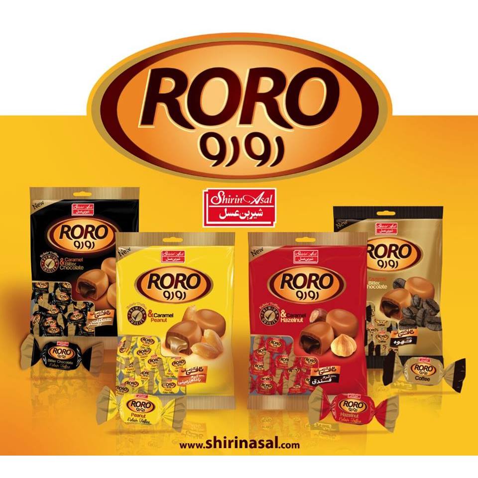 Shirin Asal Roro Toffee Caramel (coffee/hazelnut/coconut/peanut) 80g ...