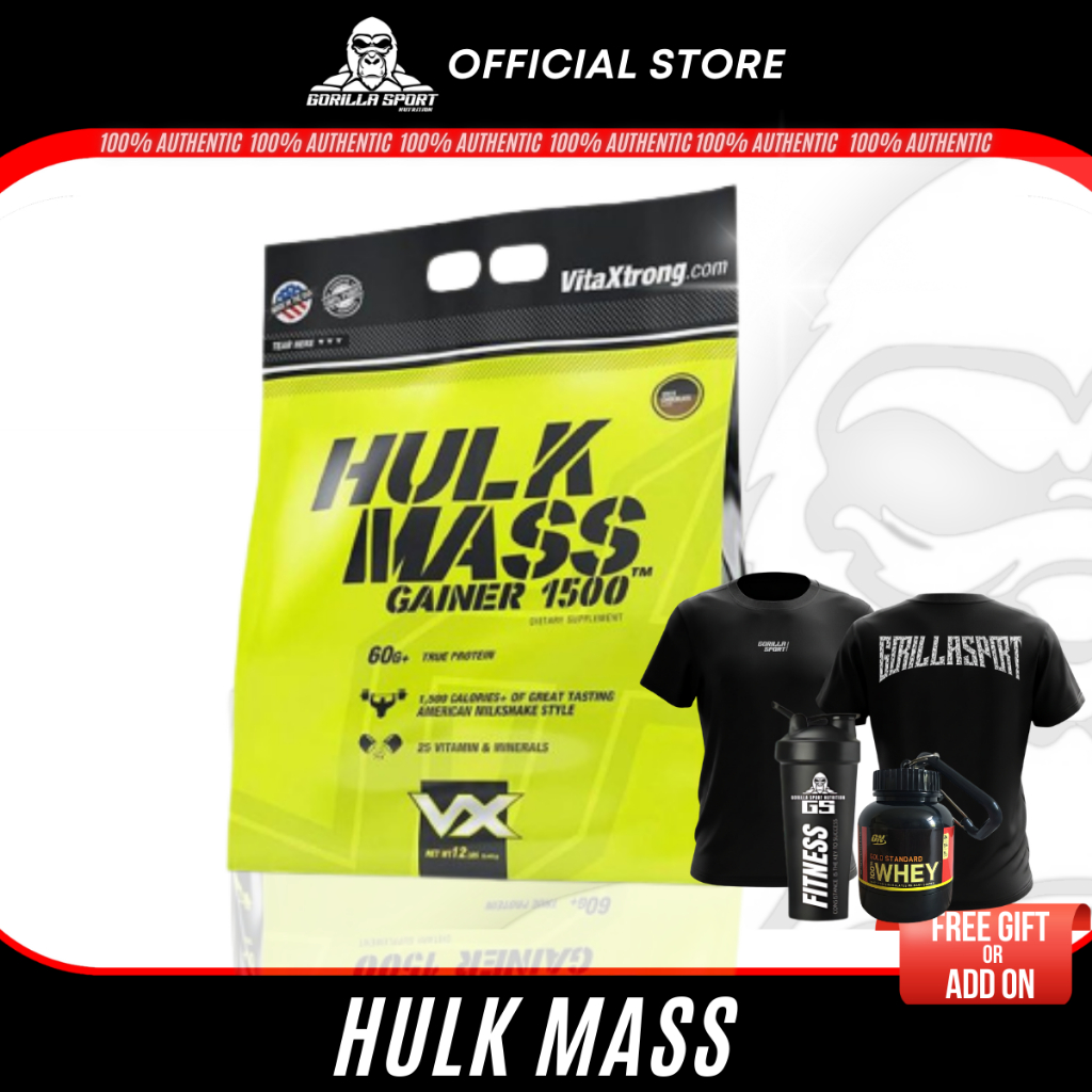 Vitaxstong Hulk Mass Gainer Protein Halal Mass1500Protein Usa Weight ...