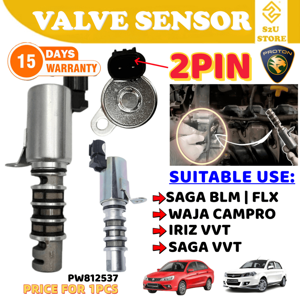 S2U Oil Control Valve Assy VVTI Solenoid Valve Sensor Proton Saga BLM ...