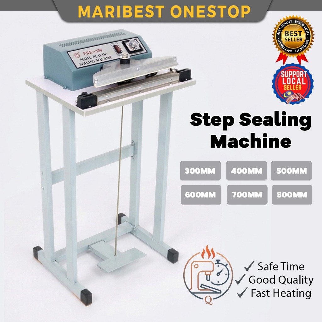 Step Sealer Machine Impulse Foot Sealer Pedal Machine Vertical Sealing ...