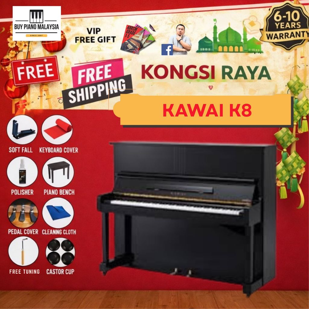 Kawai K8 Upright Piano *KONGSI RAYA PROMO* | Shopee Malaysia