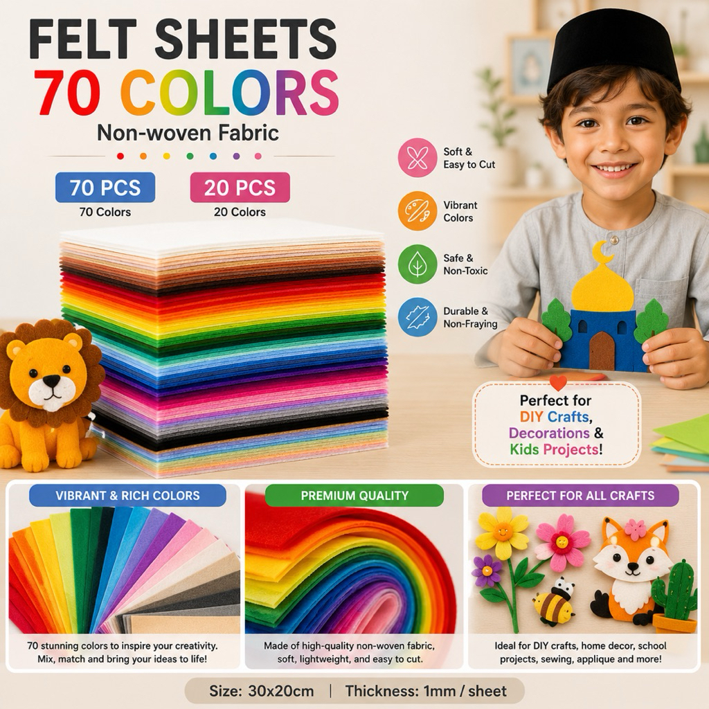 felt fabric - Prices and Promotions - Aug 2026 | Shopee Malaysia