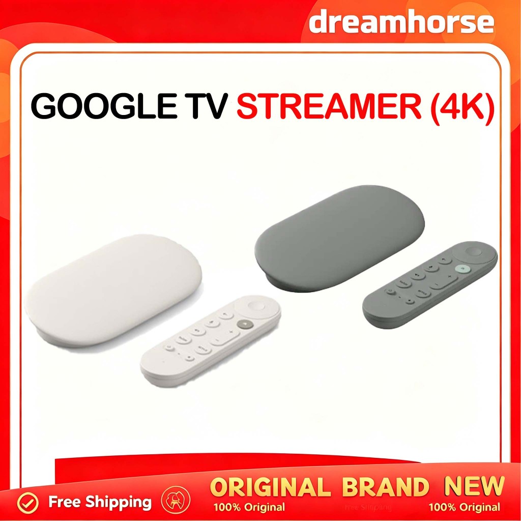Google TV Streamer (4K) Smart Streaming Device with Voice Remote, Dolby ...