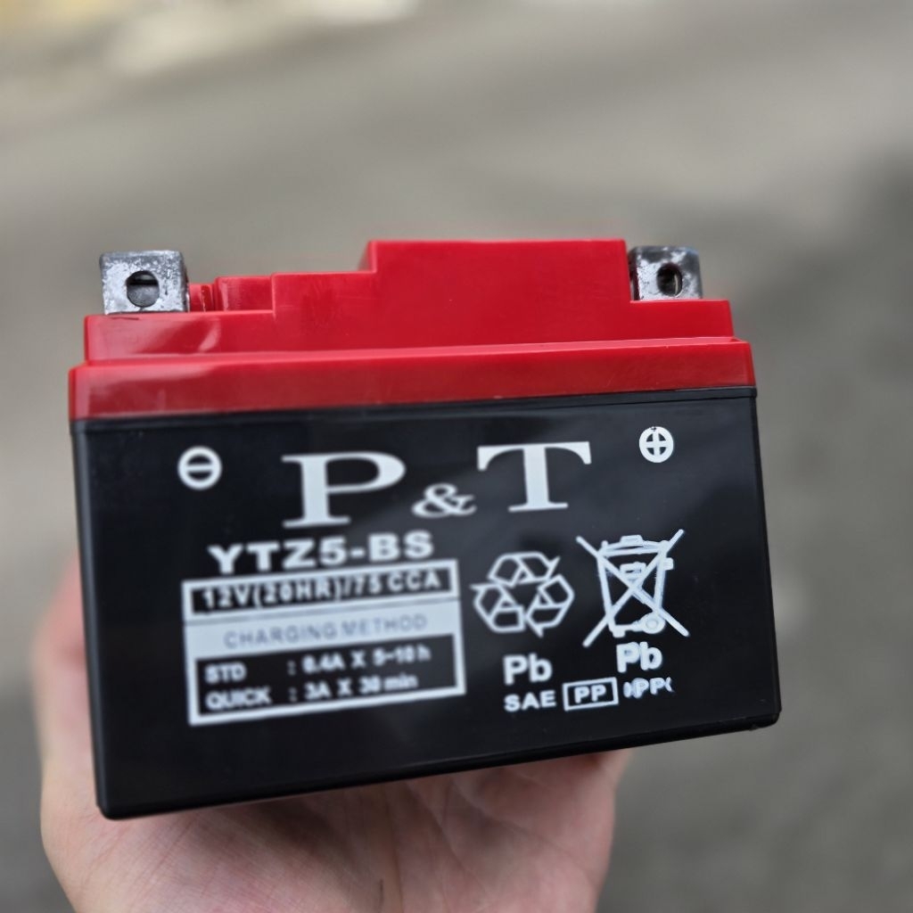 KUAT & POWER YTZ5 YTZ7V Y15ZR LC135 V2 V3 V4 V5 V6 V7 FZ150 / EX5 YTZ5 ...