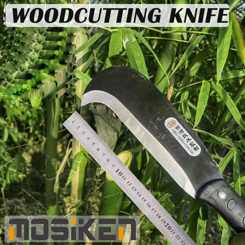 MOSIKEN Parang Kebun Heavy Duty Tajam Keluli Mangan 3mm Stainless Untuk ...
