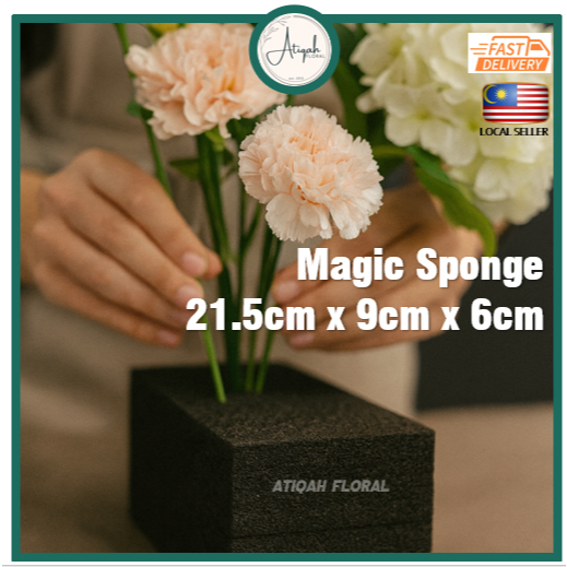 Magic Sponge / Span Bunga A9 (21cm x 9cm x 6cm) - High Quality | Shopee ...