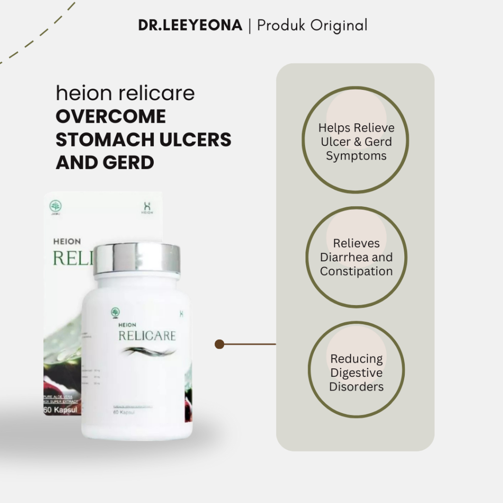 Heion Relicare Medicines to Help Relieve Gastric Disorders | Ubat Untuk ...