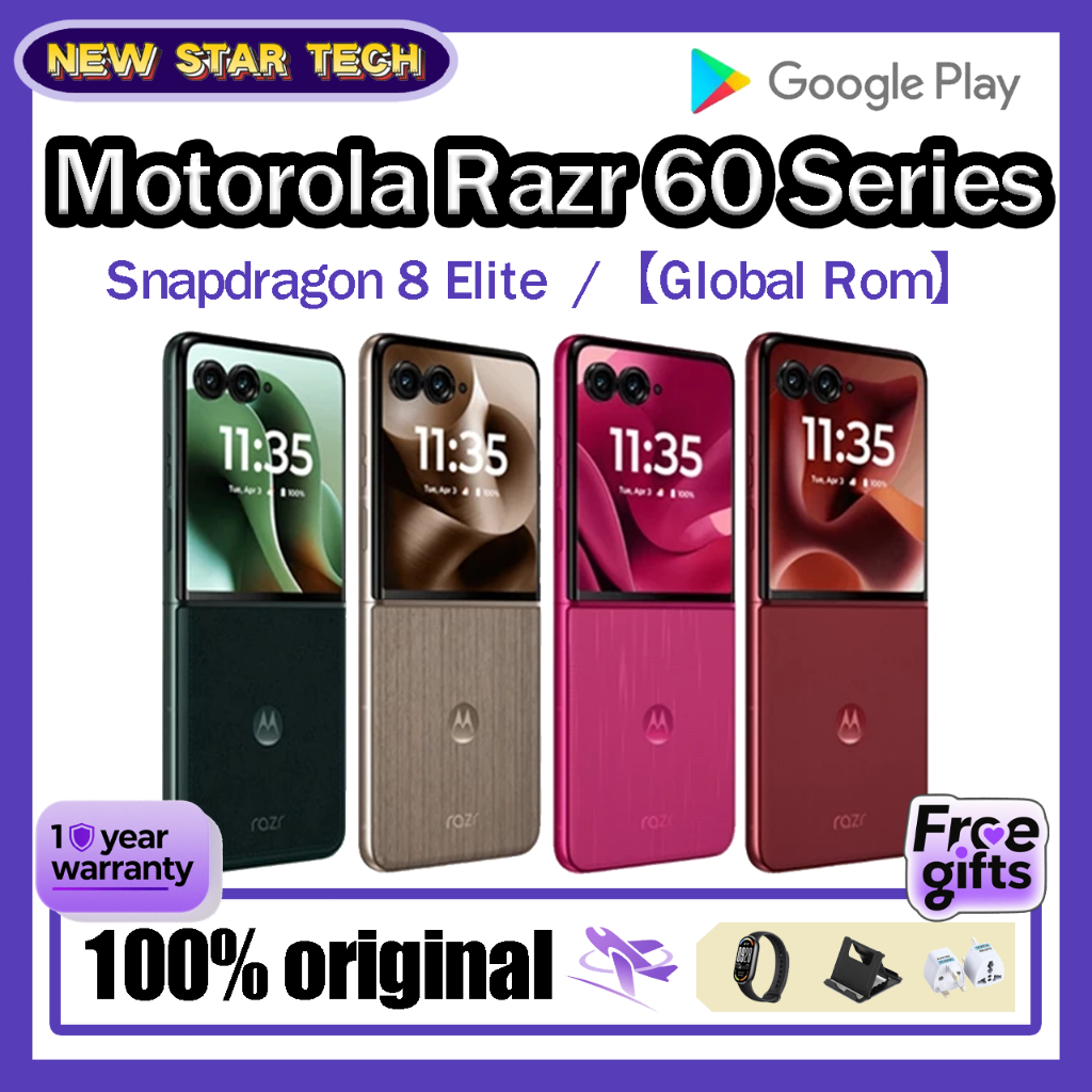 [Global Rom] Motorola Razr 60 Ultra Snapdragon 8 Elite 6th-Gen Hinge ...