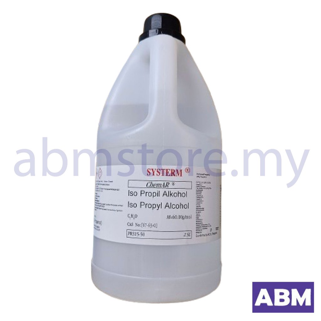 Iso Propyl Alcohol (IPA) AR, Systerm (2.5 Litre) | Shopee Malaysia