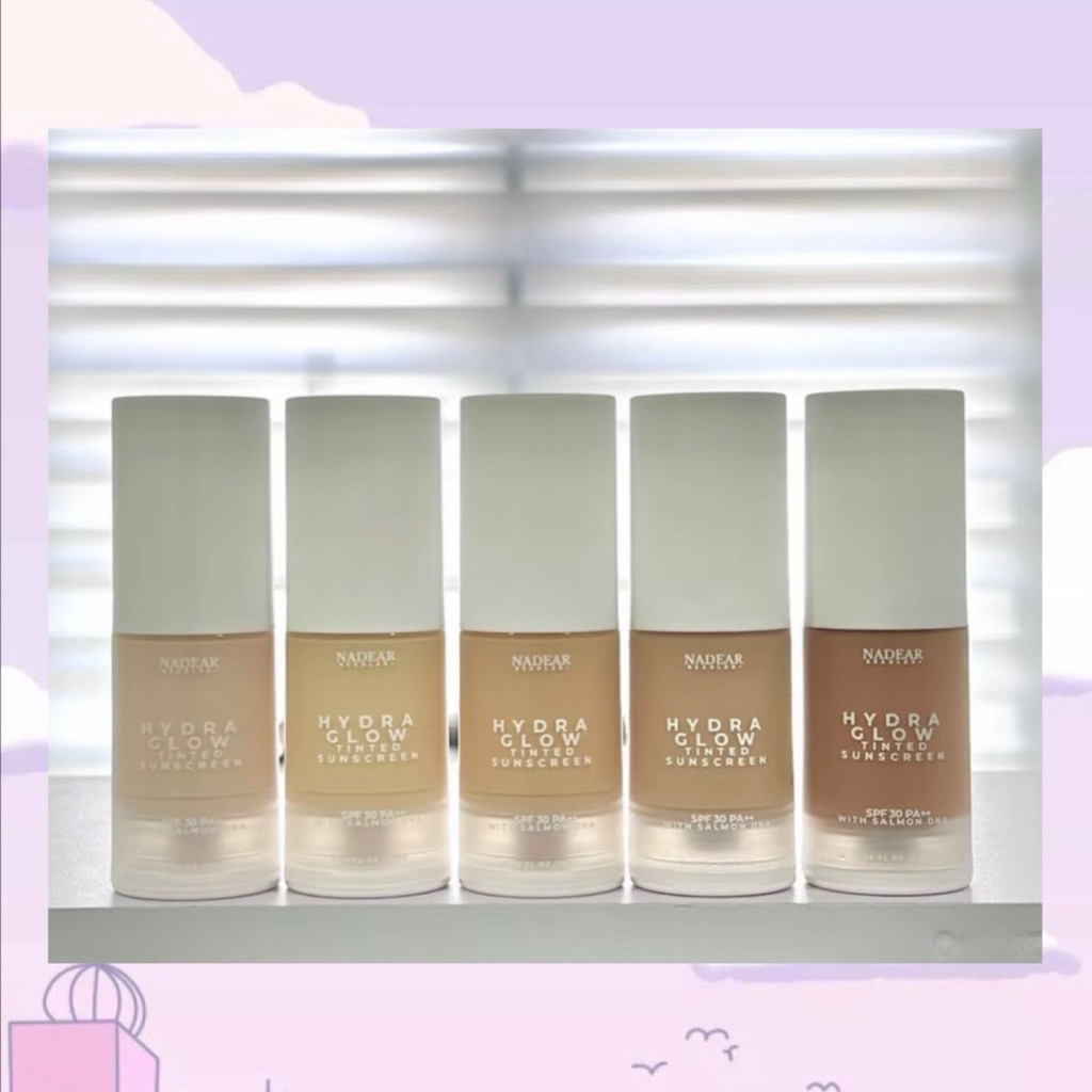 [ORIGINAL] NADEAR HYDRA GLOW TINTED SUNSCREEN NADEAR TINTED SUNSCREEN | Shopee Malaysia