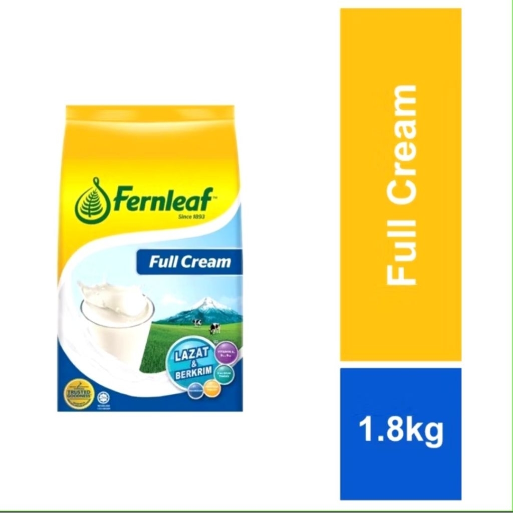 Fernleaf Full Cream Milk powder 1.8kg | Shopee Malaysia