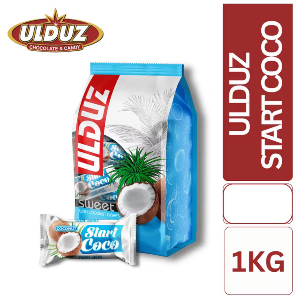 Ulduz Start Coco – Coconut Chocolate Candy (1KG) | Shopee Malaysia