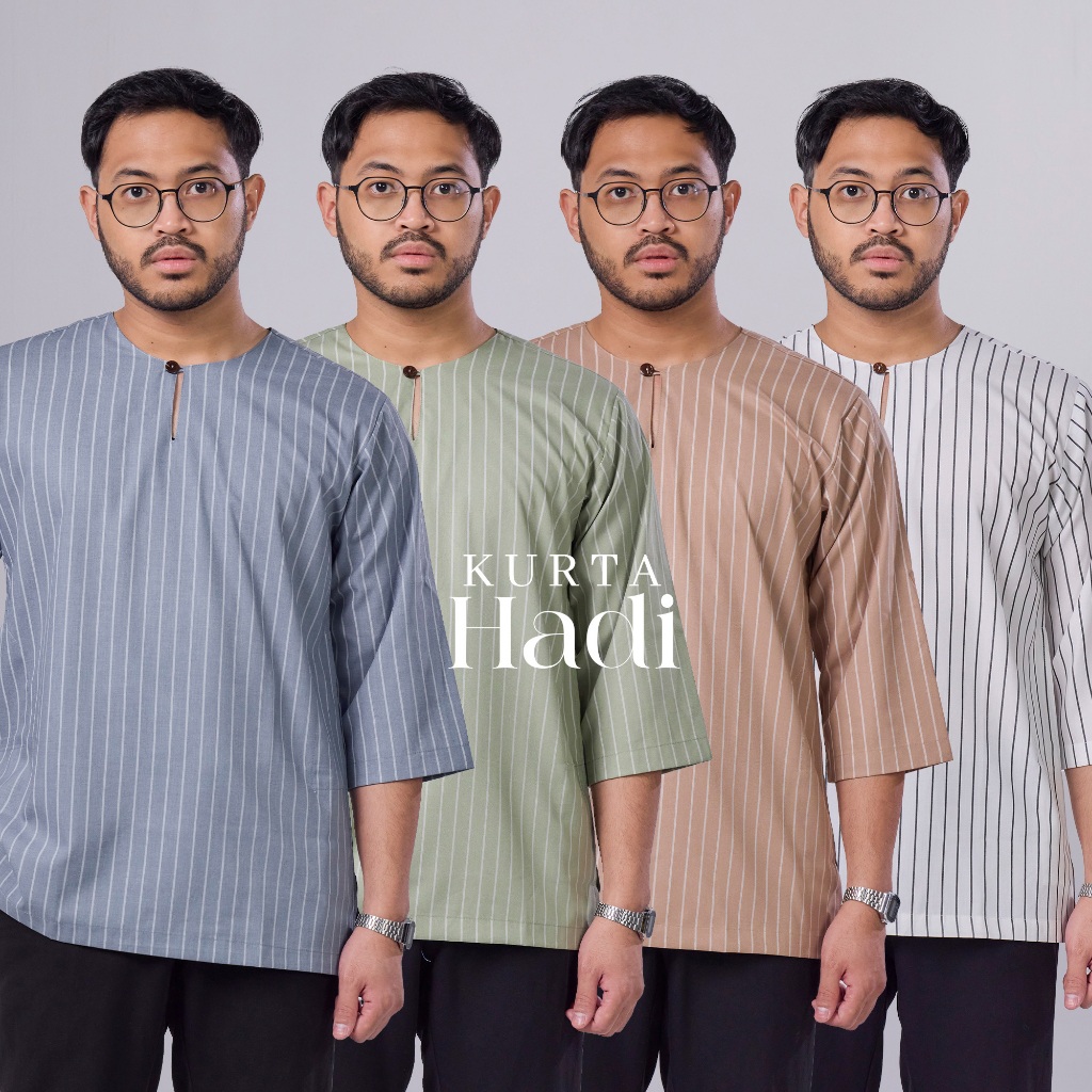 HADI-1 - Kurta Teluk Belanga Hadi By Lagenda Clothing - German Cotton 3 ...