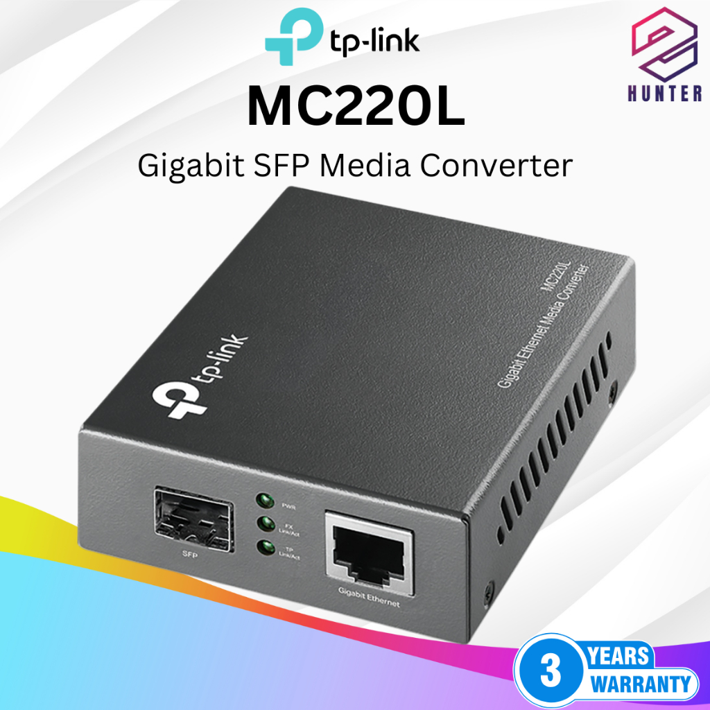 TP-Link MC220L Omada Gigabit SFP Media Converter | Shopee Malaysia