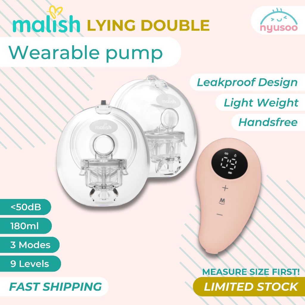 Malish New Lying Double Rechargeable Handsfree Pump (With Tubing ...