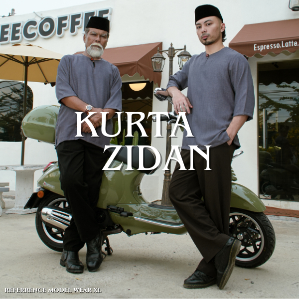 KURTA ZIDAN - FABRIK COTTON LINEN EXCLUSIVE HERMOSA | Shopee Malaysia